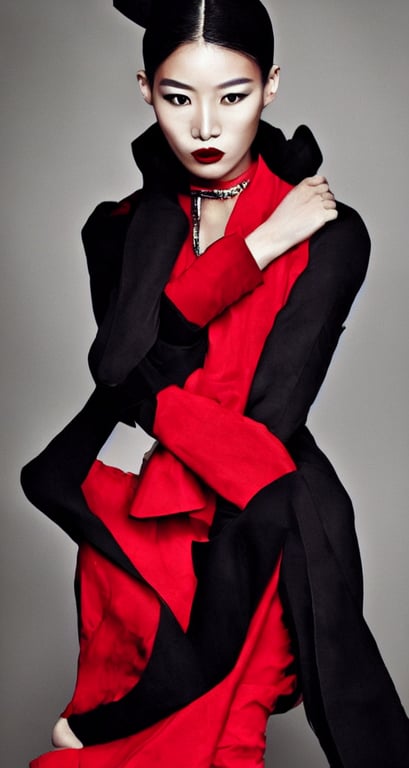 Red Fashion Editorial