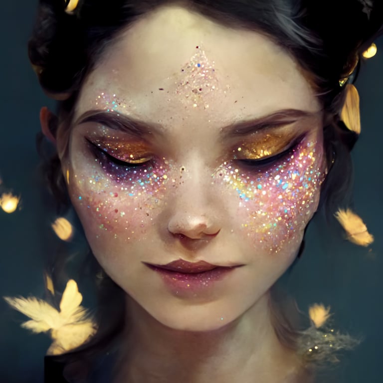 Gold Fairy Makeup