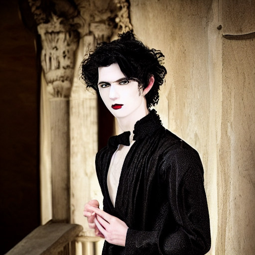 Male Vampire Eye Makeup