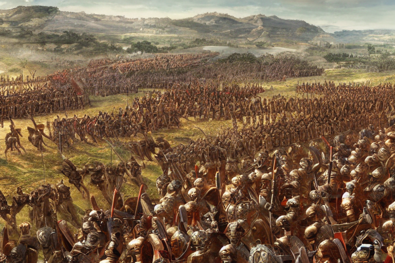 Battle Of Cannae Painting