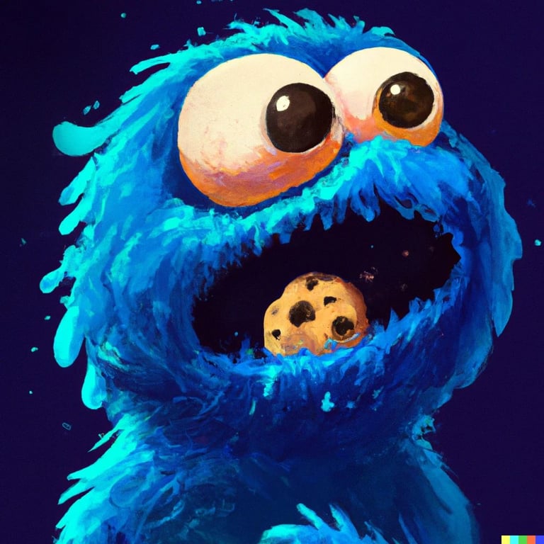 Cookie Monster Art