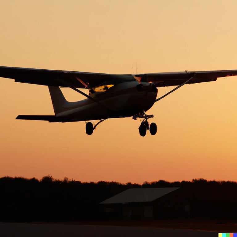 Cessna 172 Sunset