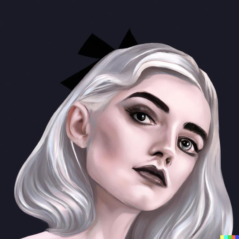 Shoulder Length Blonde Hair Pale Skin