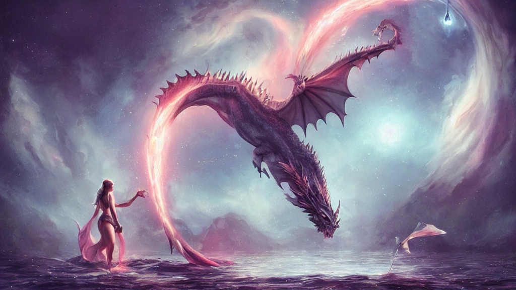 Black Hole Dragon Wallpaper