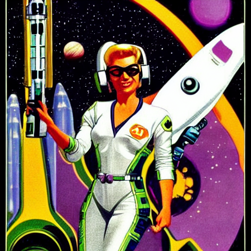 Retro Sci Fi Space Suit