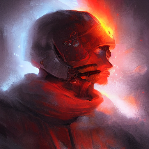 Fantasy Fire Warrior
