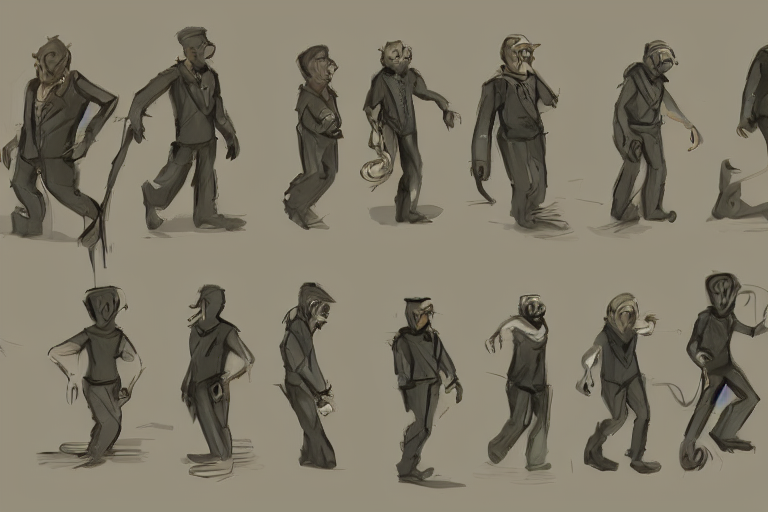Walking Animation Frames