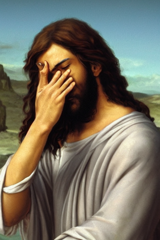 Jesus Facepalm