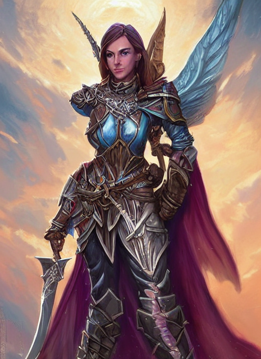 Dandd Female Paladin