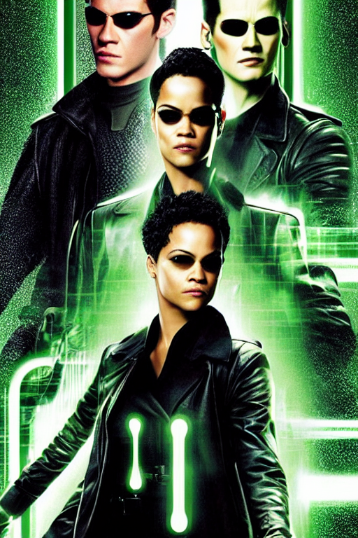 Matrix Hair Poster