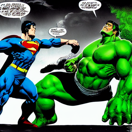 Hulk Vs Superman Comic