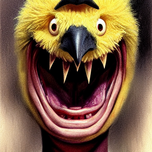 Creepy Big Bird