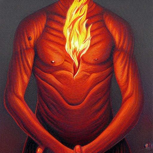 Realistic Fire Painting