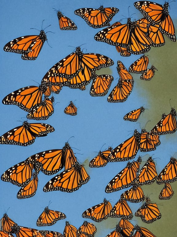 Monarch Butterfly Border
