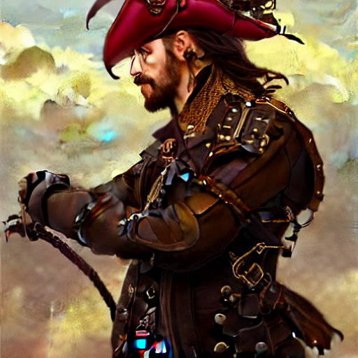 Steampunk Airship Captain Male