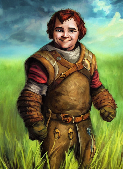 Male Halfling Fighter