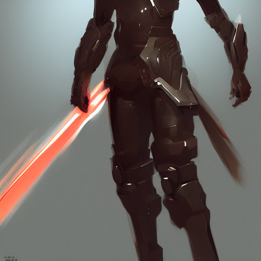prompthunt: Sci-Fi Sword, 2D concept art, digital art, WLOP, ArtStation, CGSociety