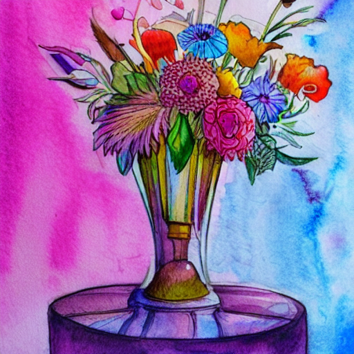Flower Vase Drawing