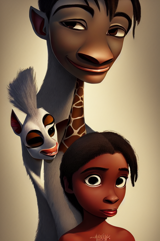 Madagascar Melman And Gloria