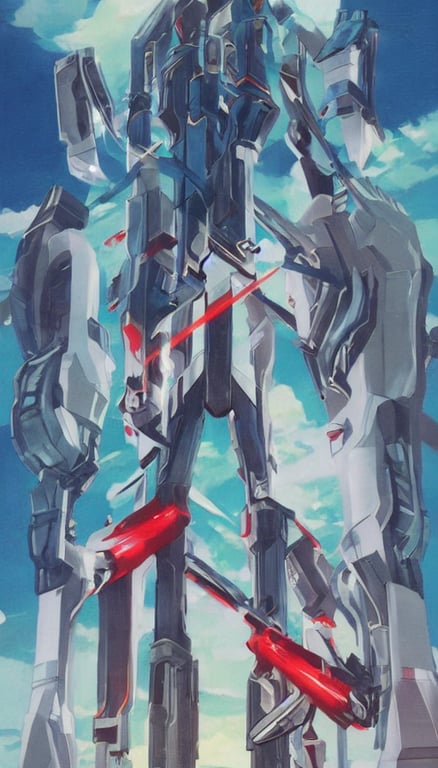 prompthunt: xenoblade chronicles mechonis towering over the viewer by ...