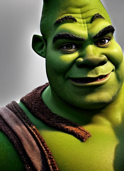 prompthunt: photo of a gorgeous shrek the style of stefan kostic ...