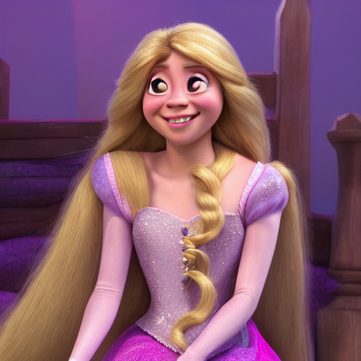 Tangled Rapunzel Full Body