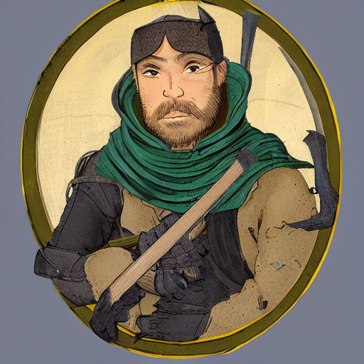 Medieval Hunter Man