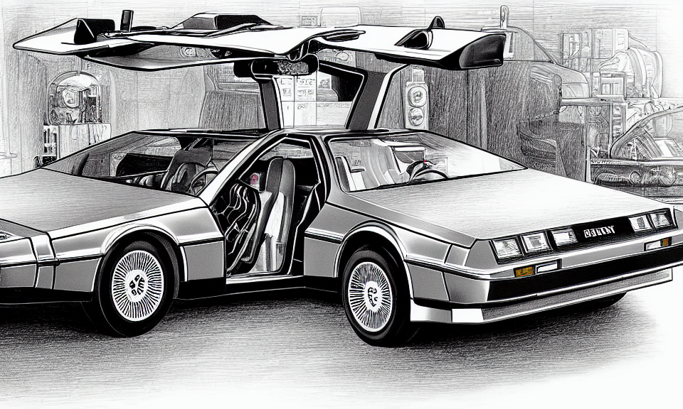 Back To The Future Drawing