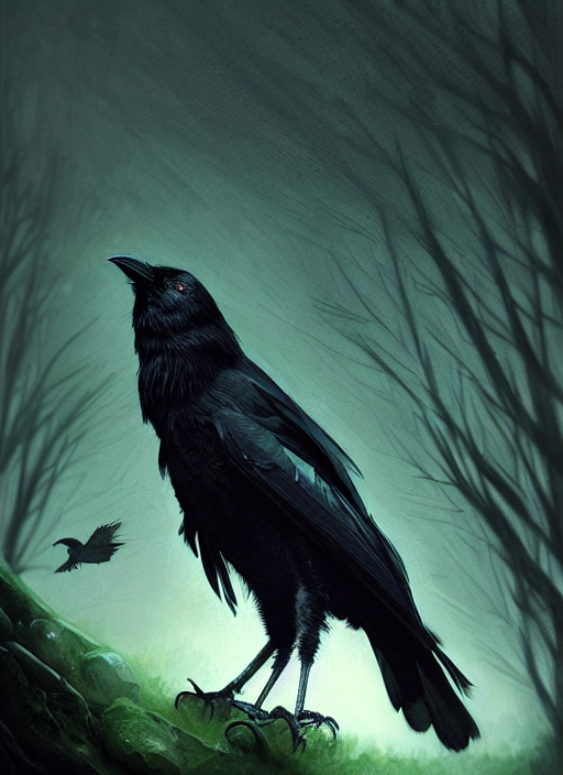 Dark Crow Art
