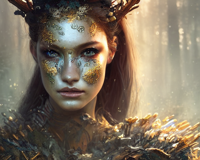 Female Warrior Makeup