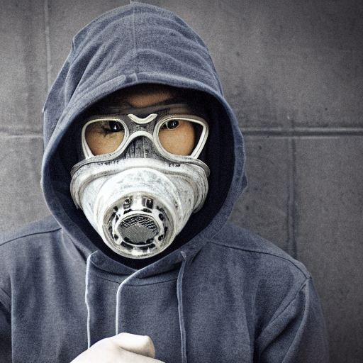 Banksy Gas Mask Tattoo