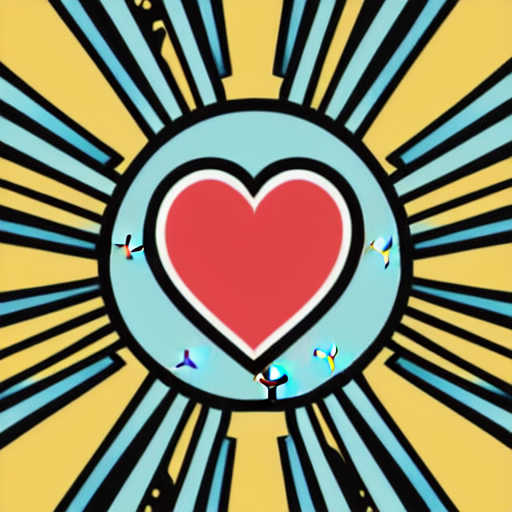 prompthunt: portrait of a heart pika, art by ori toor, sticker ...