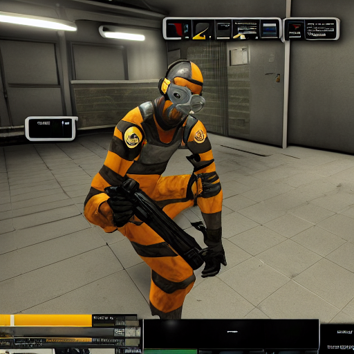 prompthunt: gordon freeman plays csgo and kill gman from half life from ...