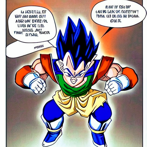 Gohan And Vegeta Fusion