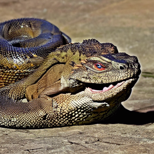 Snake Lizard Hybrid