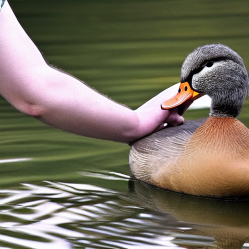 Duck With Human Arms