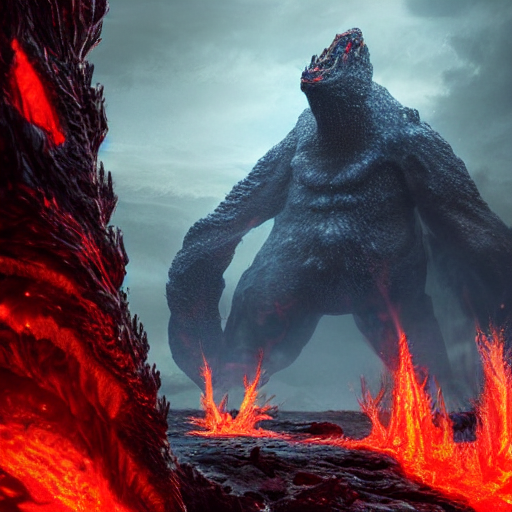 Lava Monster Godzilla
