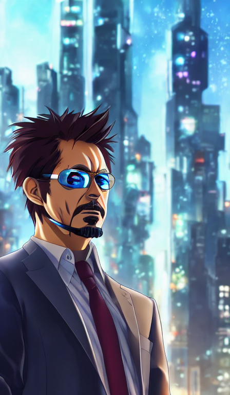 Anime Tony Stark