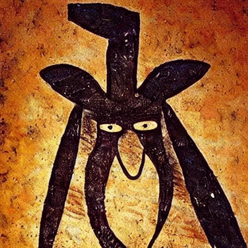 Funny Head In Cave