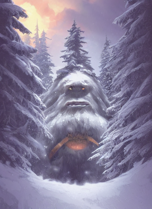 Yeti Monster Wallpaper