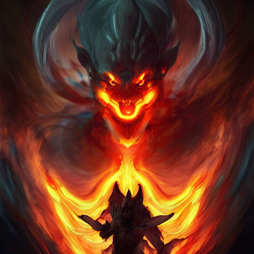 Fire Demon Concept Art