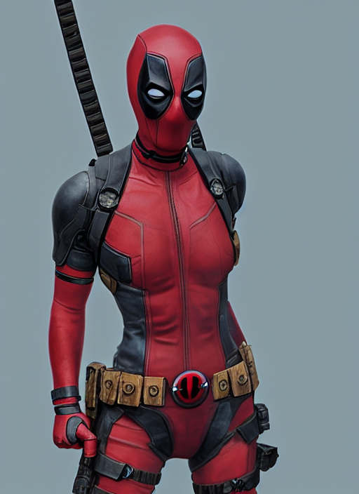 Lady Deadpool Render