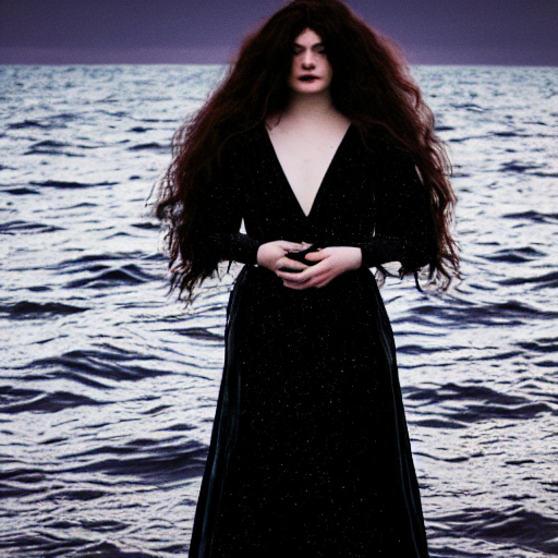 Lorde Black Dress