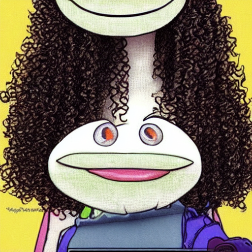 Pepe With Afro