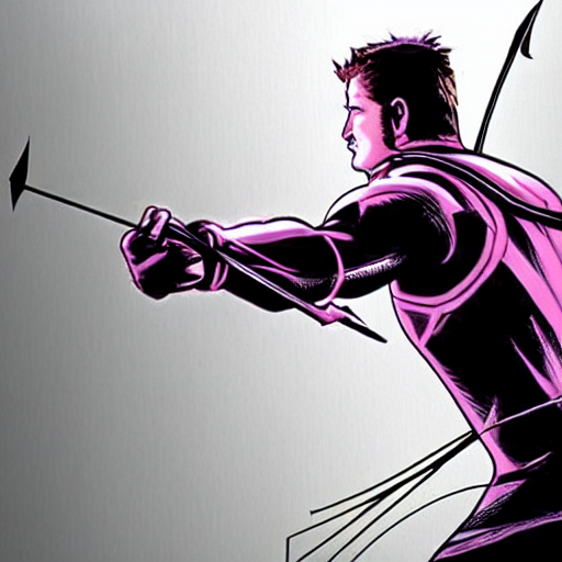Hawkeye Cartoon Drawing