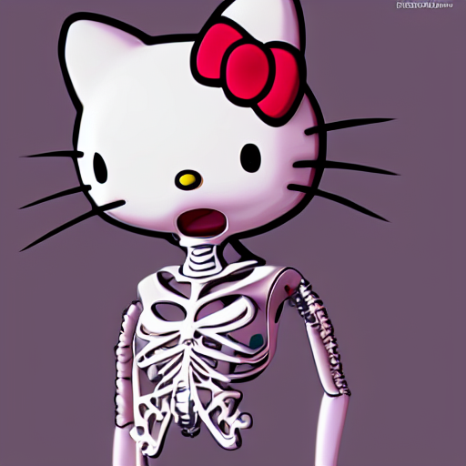 Skeleton Hello Kitty