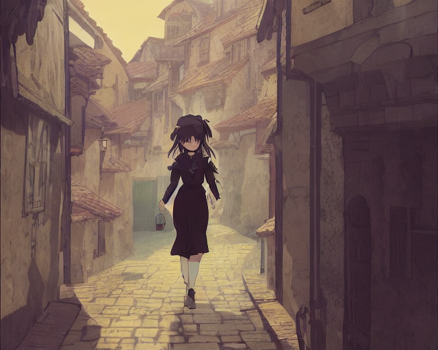 prompthunt: kyoani anime keyframe illustrated portrait of a young ...