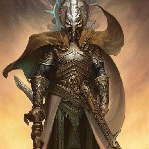 Warrior King Drawing