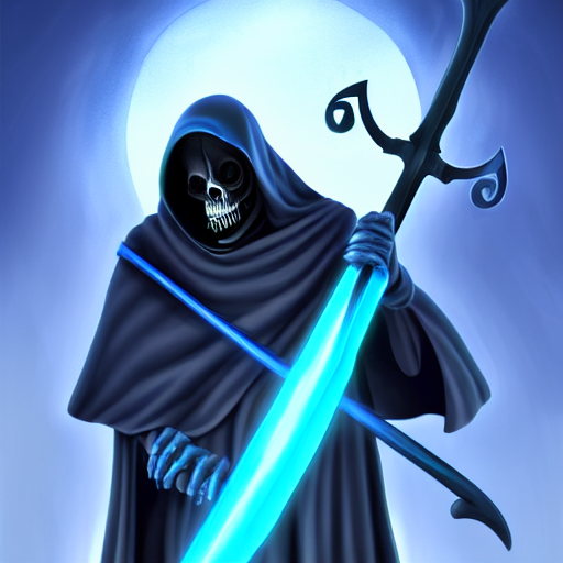 Blue Grim Reaper Pictures