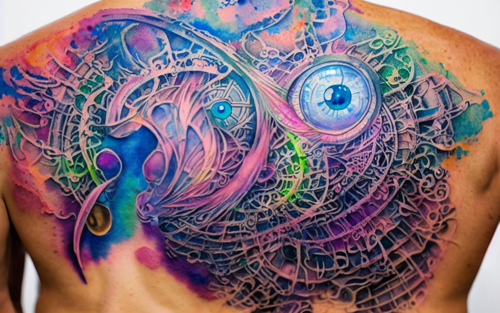 Alex Grey Eye Tattoo
